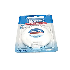 Oral-B Essential Floss 55 Yards Waxed (Pack of 6)