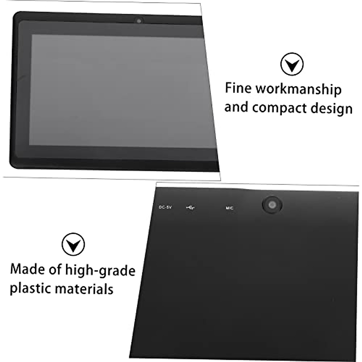 SOLUSTRE Childrens Tablet Tablet Tablet Tablet Tablet Case Dual -Proof Plug Safe - M+ - with Proof M+ Black Core US -core Tablet Tablets Tablets Tablets Tablets Childrens Tablet