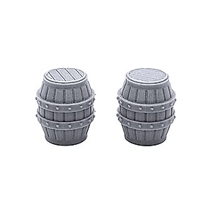 Crates and Barrels, 3D Printed Tabletop RPG Scenery and Wargame Terrain for 40mm Miniatures