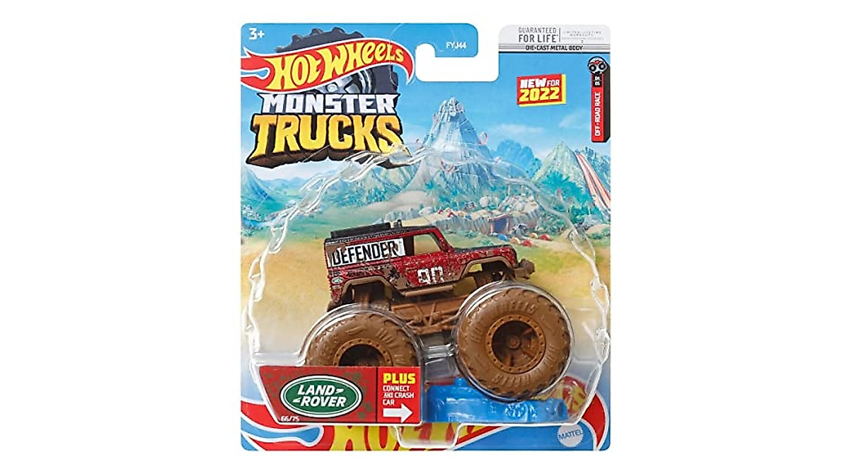 Hot Wheels Monster Trucks - Land Rover - Defender 90 - Off-Road Race 66 ...