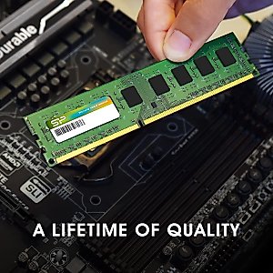 Silicon Power DDR3 16GB (2 x 8GB) 1600MHz (PC3 12800) 240-pin CL11 1.35V / 1.5V Unbuffered UDIMM PC Computer Desktop Memory Module Ram Upgrade