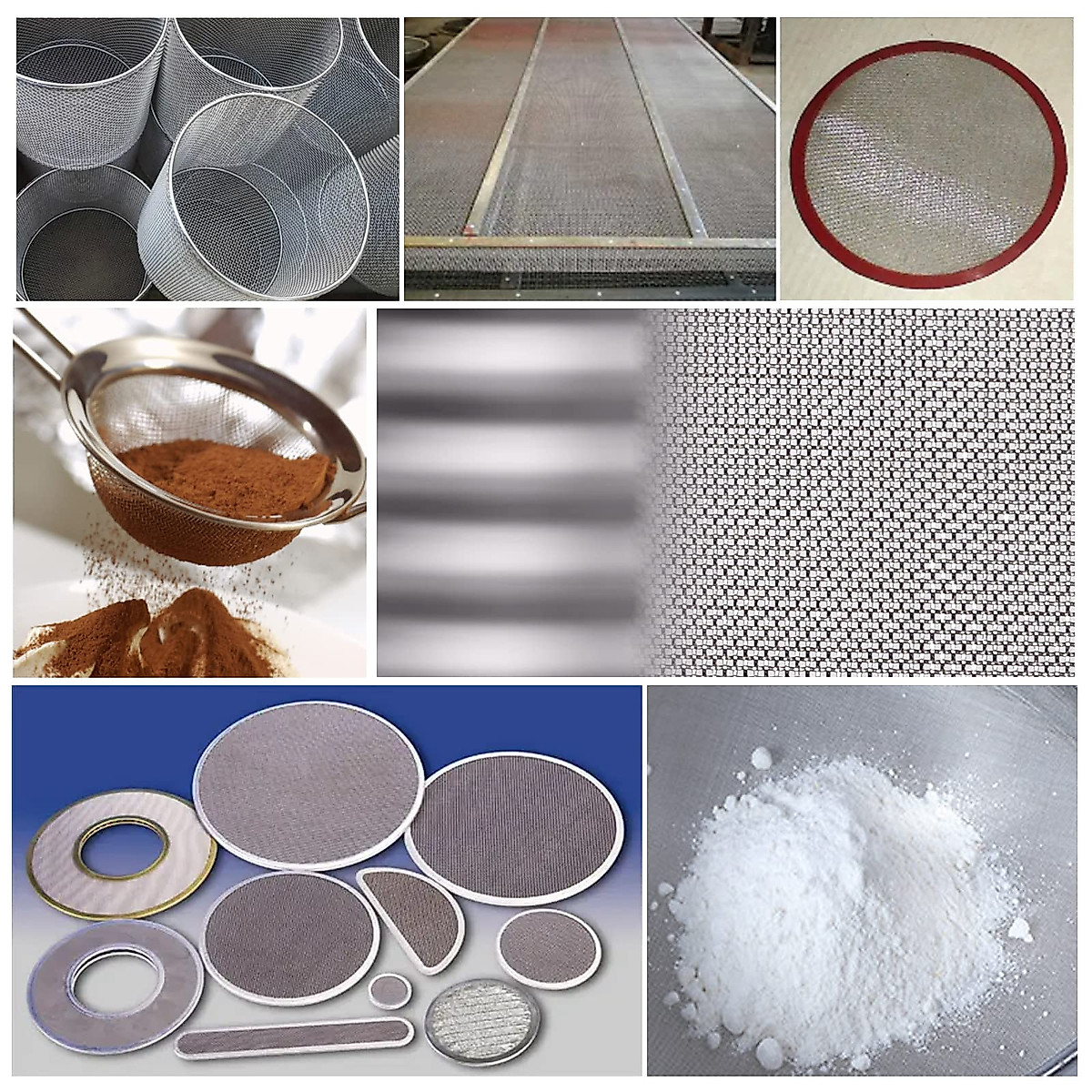 LABALPHA 20 Mesh Wire Mesh 304 Stainless Steel Woven Wire Mesh, Air Vent Mesh 16X12 inches, for Cage, Garden, Filter Mesh, Never Rust, Hard and Heat Resisting, 2pcs