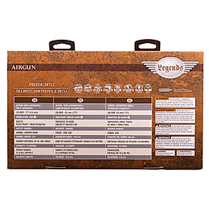 Umarex Legends M712 Blowback Automatic .177 Caliber BB Gun Air Pistol, Multi