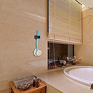 inheming 4pcs Mop and Broom Holder Clip, Broom Hangers Rack Wall Mount, Cleaning Tool Storage Organizer for Kitchen, Garden, Garage, Bathroom