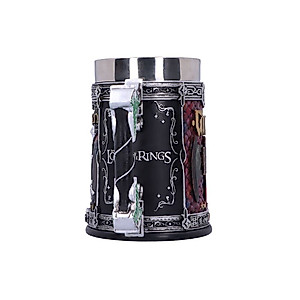 Nemesis Now Officially Licensed Lord of The Rings The Fellowship Tankard, Multi Coloured, 15.5cm