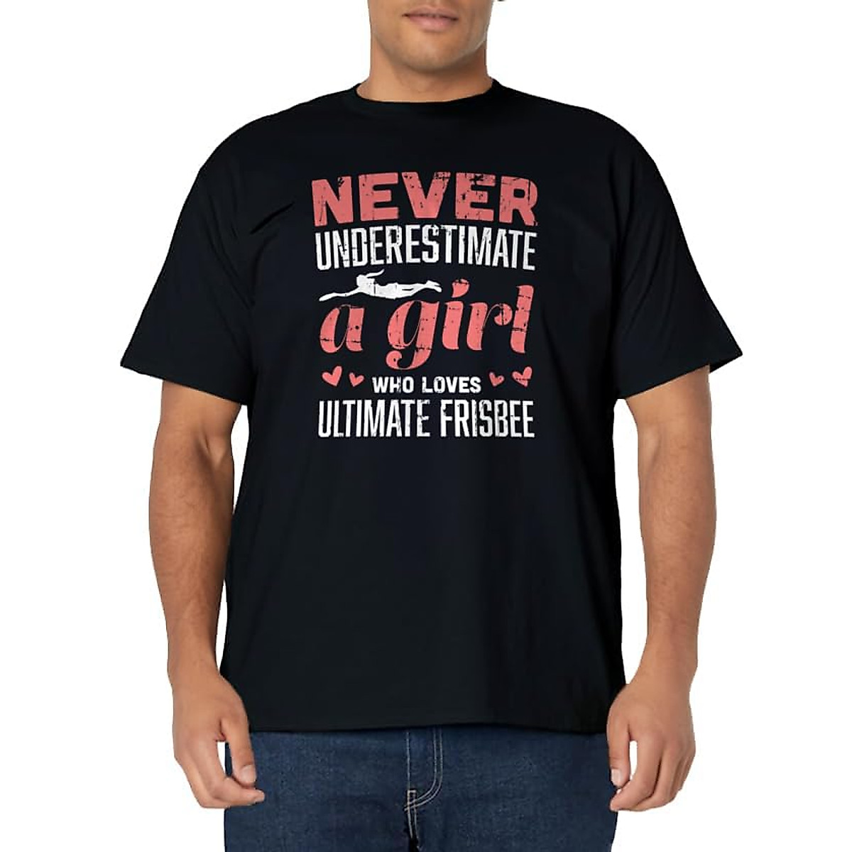 Never Underestimate A Girl Who Loves Ultimate Frisbee T-Shirt