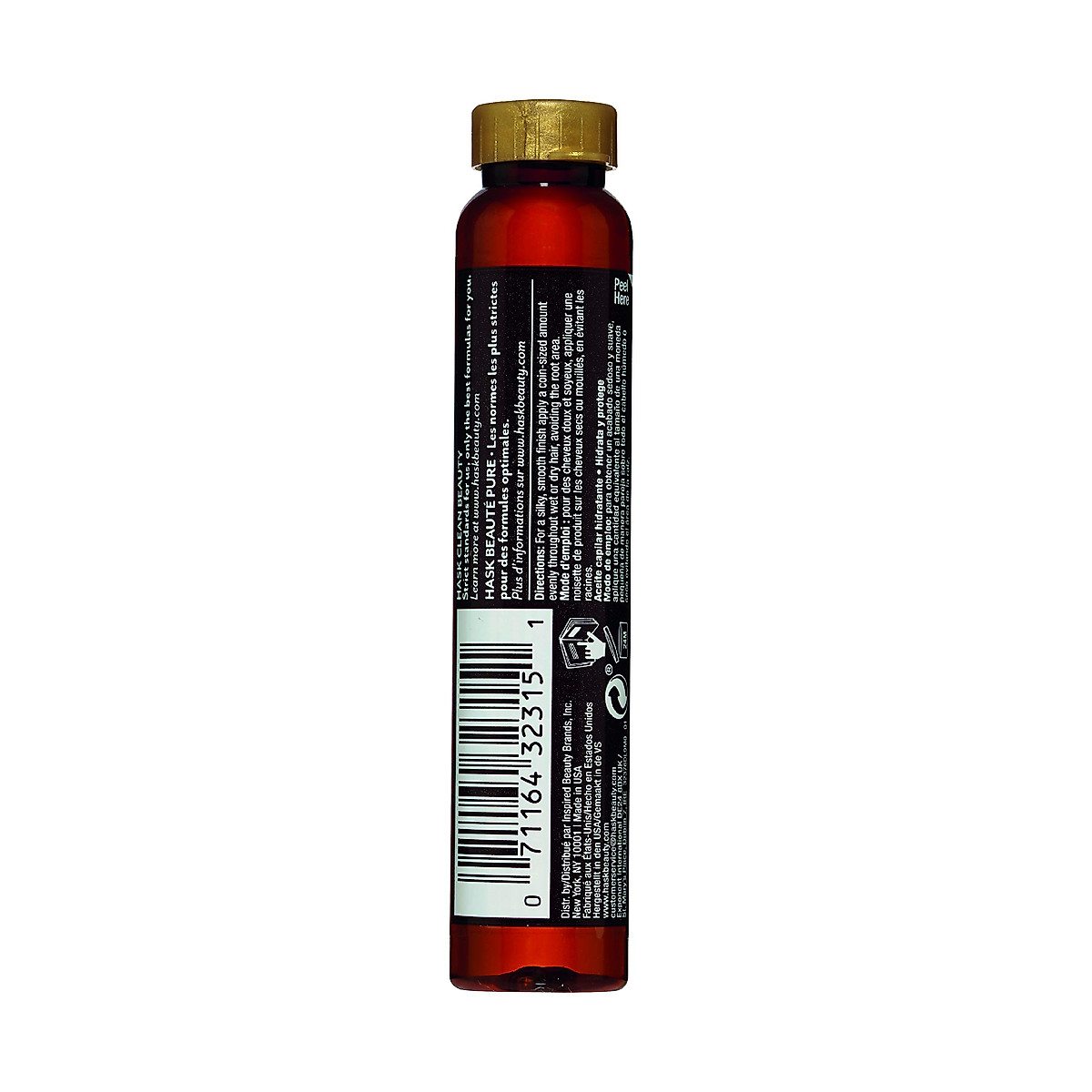 Hask Macadamia Oil Revitalizing Shine Hair Treatment, .625 Ounces