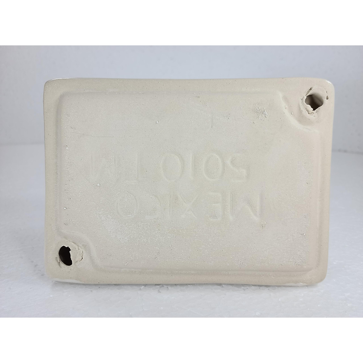 Beige Bone Almond Ceramic Soap Dish Shower Tray Tile in Installation Vintage Mid Century Modern Retro