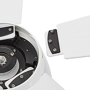 Home Decorators Collection Arleigh 44 in. LED Outdoor White Ceiling Fan with Light