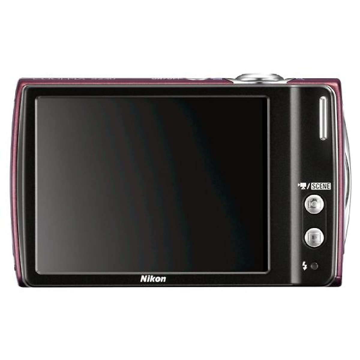 Nikon Coolpix S230 10MP Digital Camera with 3x Optical Zoom and 3 inch Touch Panel LCD (Plum)