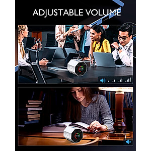 Pomodoro Timer, Magnetic Visual Timer with Flip Countdown, Silent & Alarm, Ideal ADHD Tools for Adults/Kids, Small Cube Digital Timer for for Office Productivity, Kitchen Cooking, Work, Study