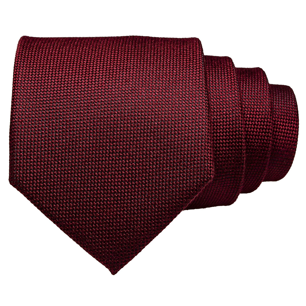 JEMYGINS Burgundy Wool Tie Cashmere Necktie and Pocket Square with Tie Clip Sets for Men(3)