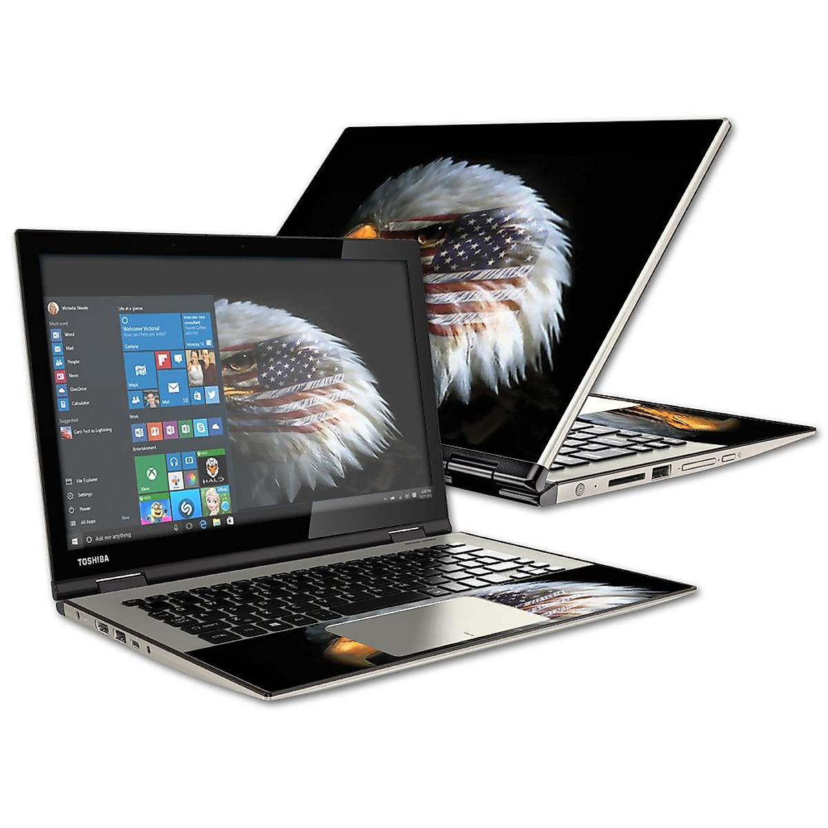 MightySkins Skin Compatible with Toshiba Satellite Radius 12.5" wrap Cover Sticker Skins Eagle Eye