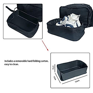 Caroo Gym Backpack with Shoe Compartment Fashion Water-Resistant Bag for Women Men Gym Yoga Outdoor Sport Hiking School Traval