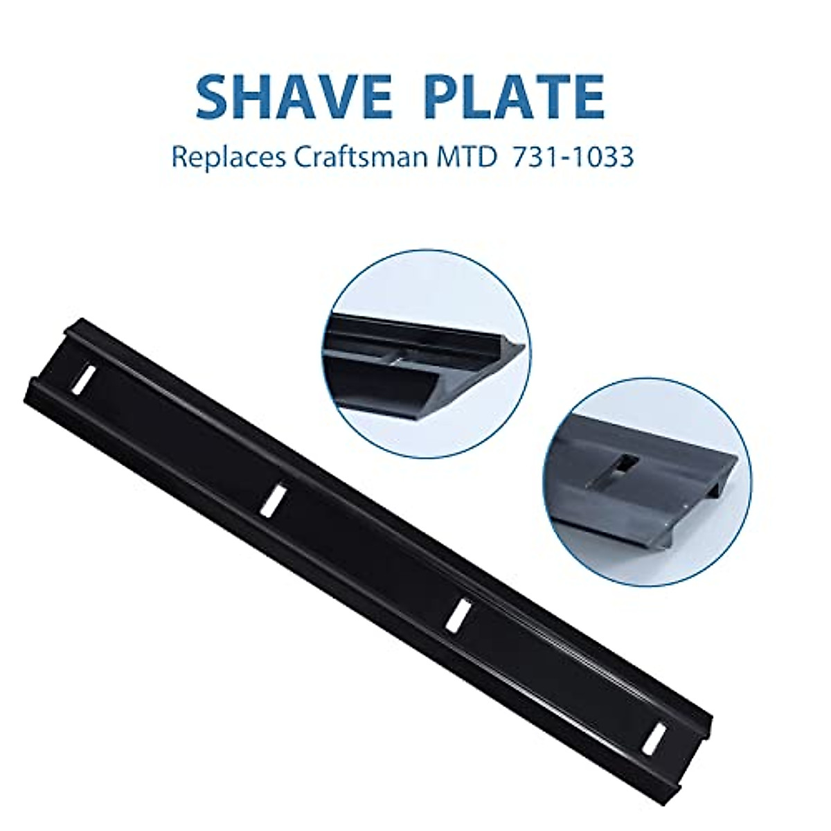 POSEAGLE 753-04472 Auger Kit with 731-1033 Shave Plate 946-04091 Clutch Cable 946-04237 Clutch Cable 954-0101A Drive V-Belt F6RTC Spark Plug