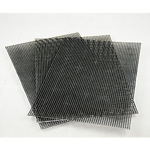 3 Sheets Plastic Drainage Mesh/Screen/Net for Bonsai Pot - 7.8"x 11.8" Black