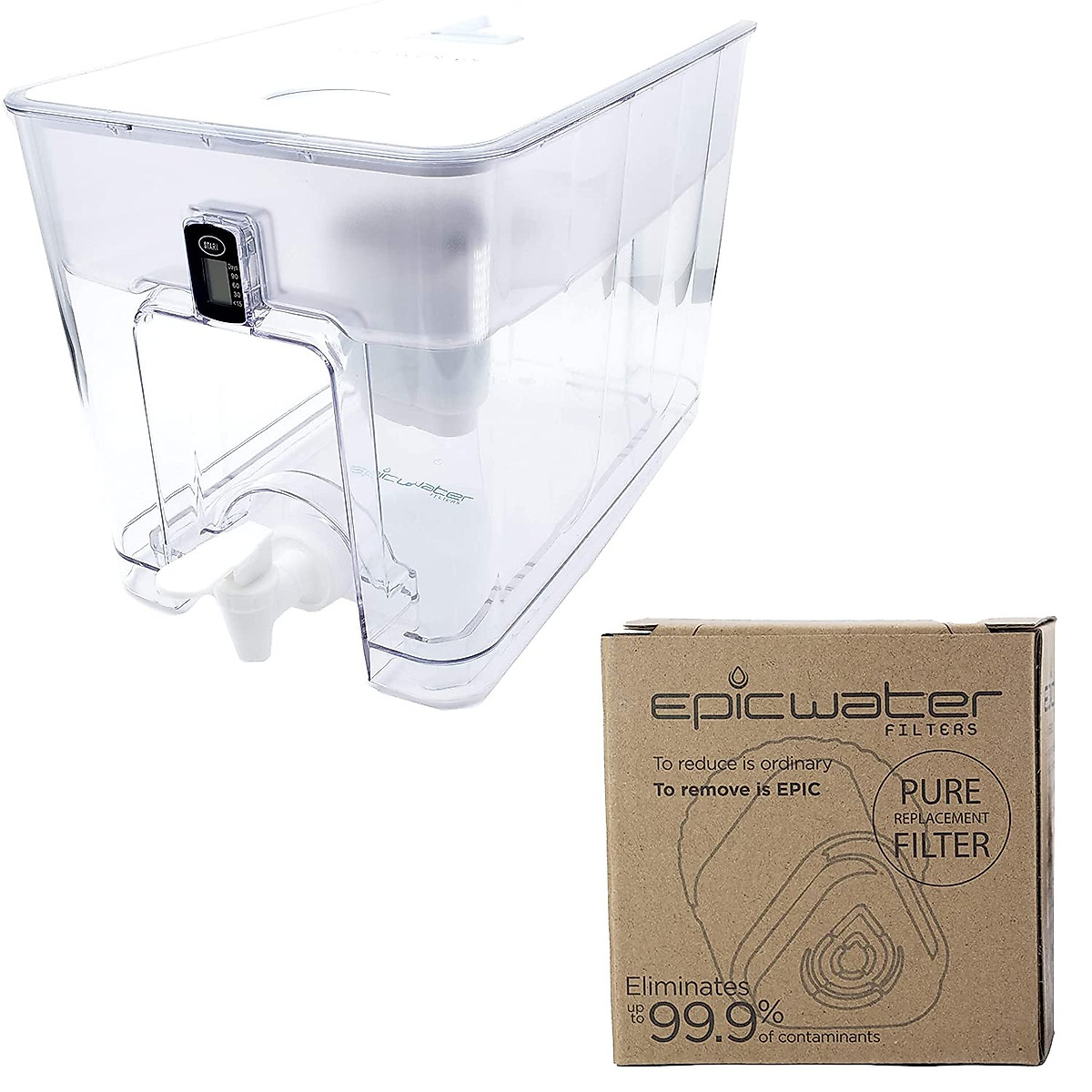 Epic Pure Water Filter Dispenser - Pure, Safe Drinking Water