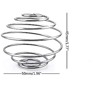 Bodundirect 3 PCS Stainless Steel Shaker Ball Wire Whisk Shaker Mixer Mixing Ball Cup Blend Shaker