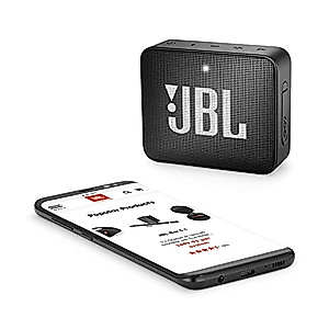 JBL GO2 - Waterproof Ultra-Portable Bluetooth Speaker - Black