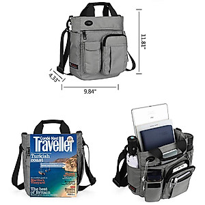 AlwaySky Crossbody Messenger Bag Business Sport Travel Multifunctional Shoulder Bag Laptop Bag Men Women