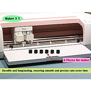 Rubber Roller Replacement Compatible with Cricut Maker 3 Maker and Explore Air2 1 Series [6 for Maker, 6 for Explore air]