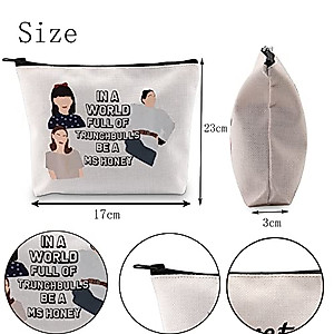 POFULL Movie Inspired Gifts In a World of Trunchbulls be a Ms. Honey Zipper Pouch Bag Fan Gift (MS HONEY bag)