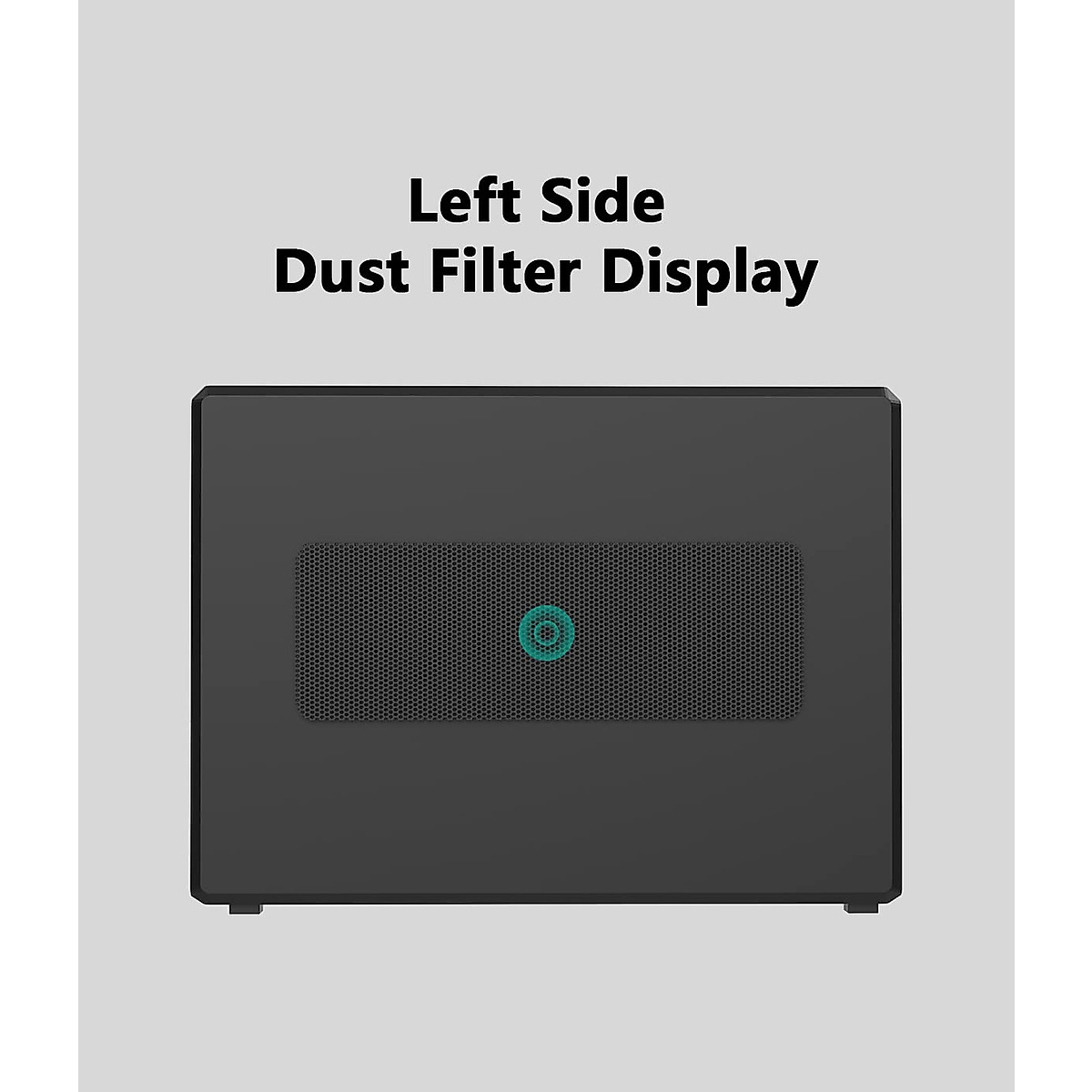 ADJNPCY Dust Filter for Synology NAS DS920+ DS420+ DS918+ DS418play Dustproof PVC Cover - Black