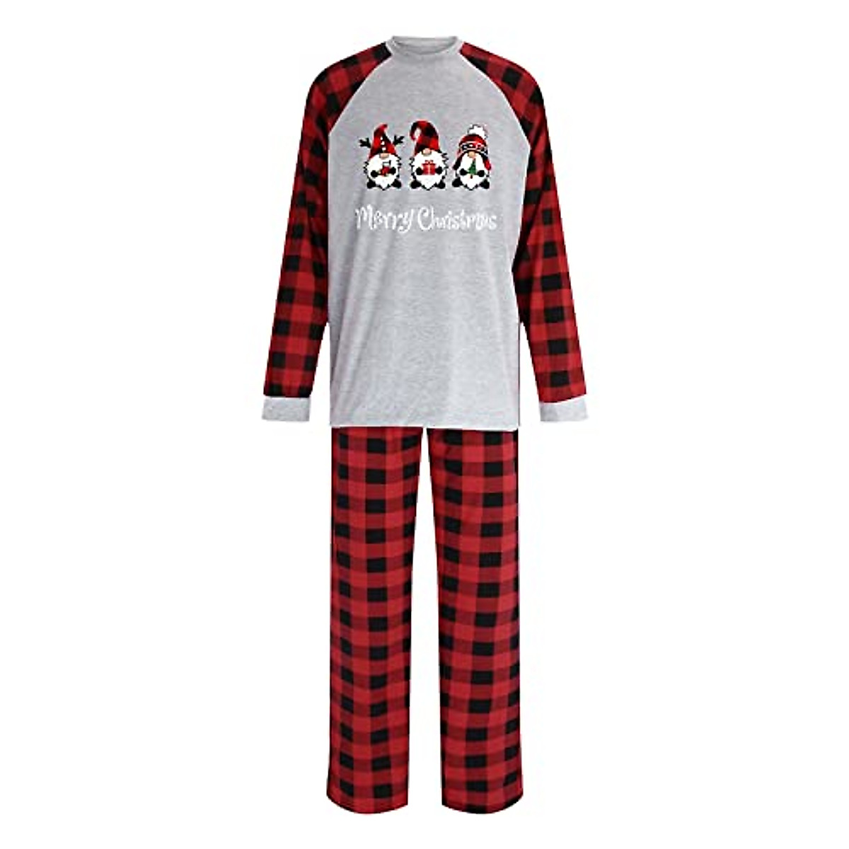 Christmas Matching Pajamas Set for Family Christmas Pjs for Family Matching Sets Family Christmas Pajamas Xmas Jammies Sleepwear(H-Grey,6 Months)