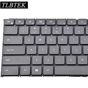 TLBTEK Keyboard Replacement Compatible with Dell Inspiron 13 5310 14 Pro 5431 5410 5415 5418 7415 2-in-1 P147G,16 Pro 5620 5625 7620 P119F,Latitude 3320 3420 P144G,Vostro 13 5310 Series Laptop Black