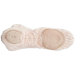 Wear Moi Vesta Stretch Canvas Ballet Slippers, Dark Pink, Size 37M EU/ 6 US (WMVESDPI37)