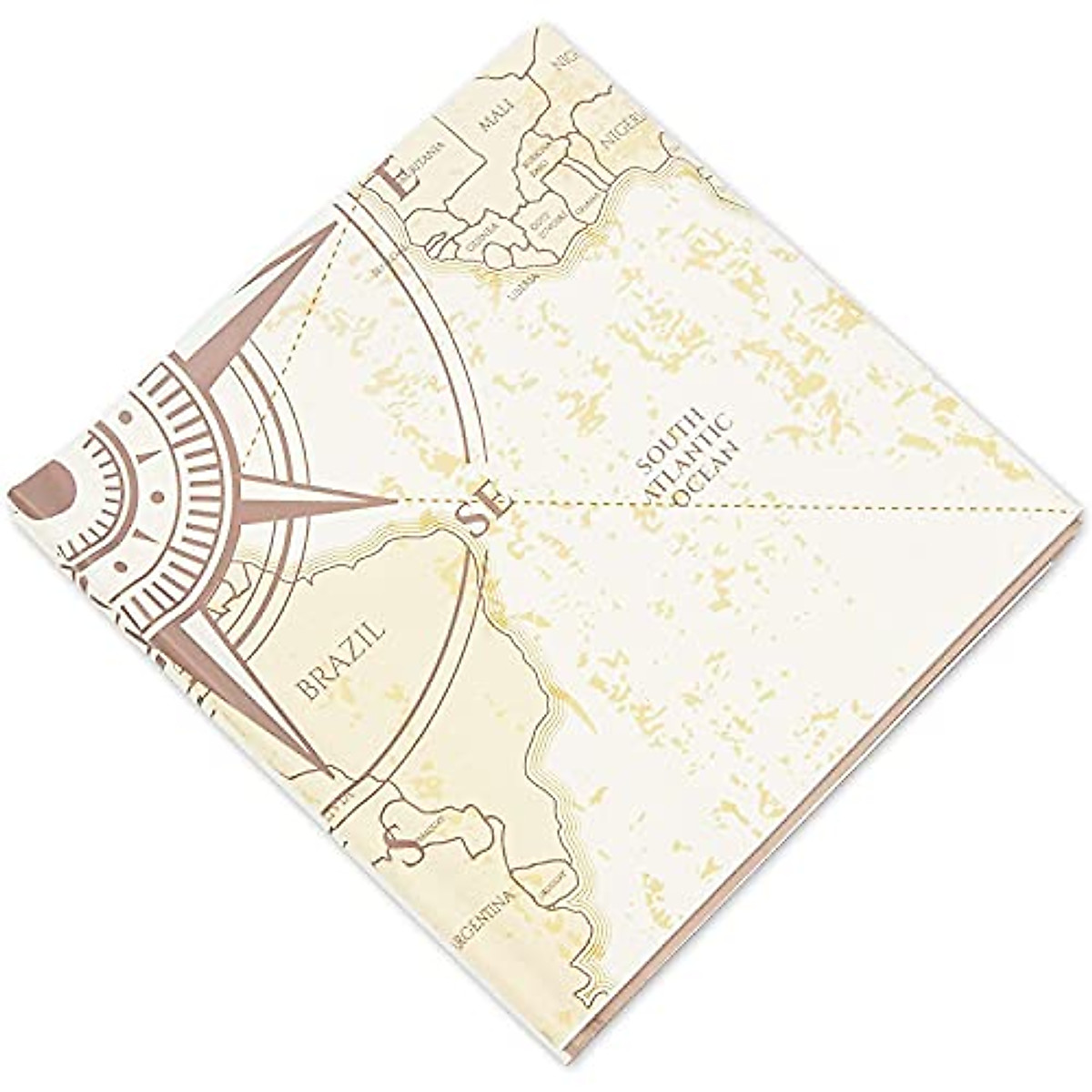 BLUE PANDA Adventure Themed Party Plastic Table Cover for Baby Showers (54 x 108 in, 3 Pack)