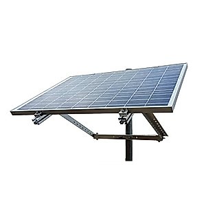 WindyNation Side of Pole Solar Panel Mount Rack for 30W to 120W Solar Panel
