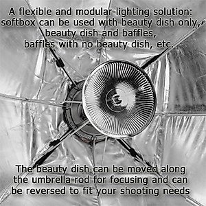 Fotodiox EZ-Pro Octagon Softbox 48" with Speedring for Bowens Gemini Standard, Classica Powerpack, R, RX & Pro Series Strobe
