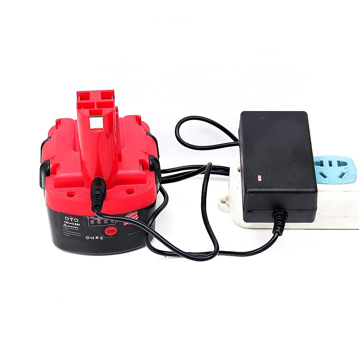 Lithium Battery 12V 6.0Ah Battery Replacement for Bosch BAT038 BAT040 BAT041 BAT140 BAT159 13614 2607335275 2607335533 2607335534 2607335711 2607335465 2607335685 2607335678Intelligent Indicator