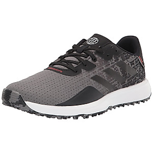 adidas Men's S2G Spikeless Golf Shoes, Grey Four/Core Black/Grey Six, 10