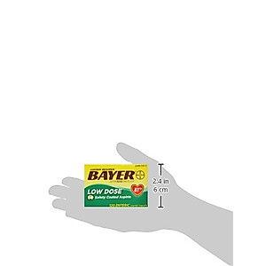 Aspirin Regimen Bayer, 81mg Enteric Coated Tablets, Pain Reliever/Fever Reducer, 120 Count
