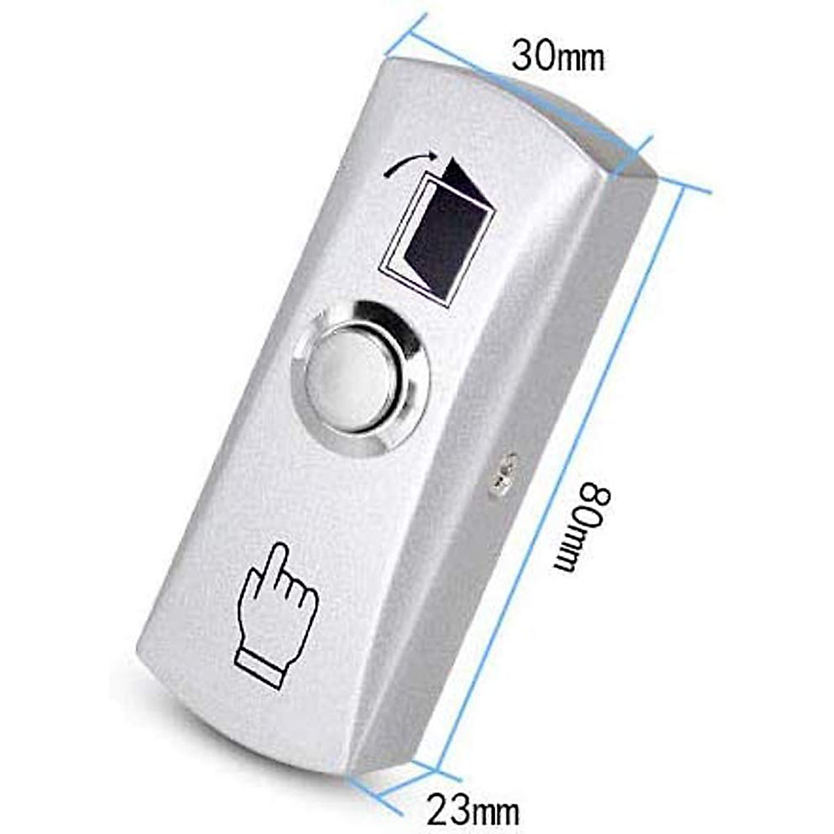 MENGQI-CONTROL Inward or Outward Door Remote Open 600lbs Electric Magnetic Lock Keypad Access Control Kit 4 Remote Control ZL Bracket 110-240V Power Supply Unit Push to Exit Button