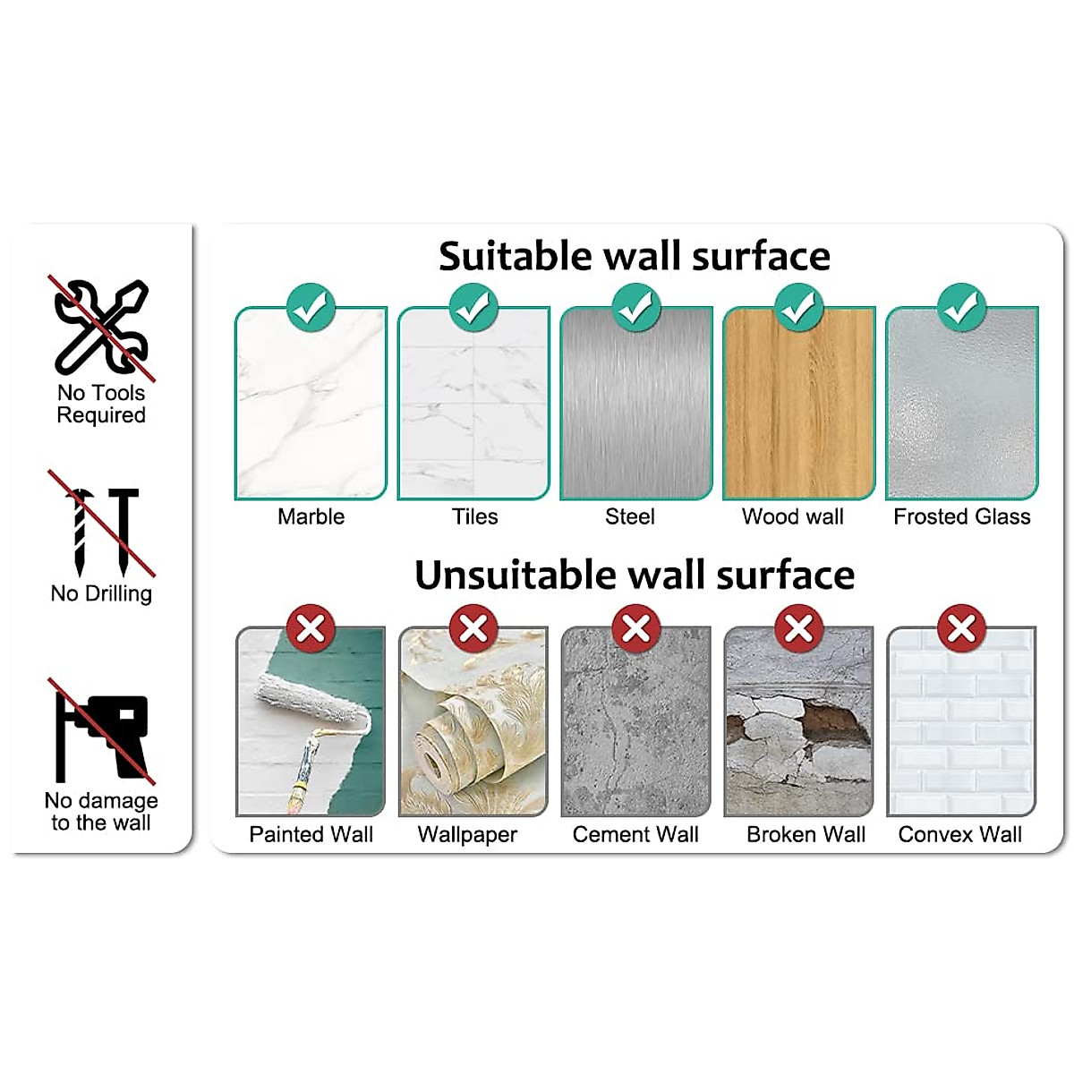 stusgo Shower Shelf for Inside Shower, Adhesive Shower Caddy with Soap Dish Holder with Hooks, No Drilling Shower Shelves Bathroom Shower Storage, Stainless Steel Shower Organizer Wall Mount, 3 Pack