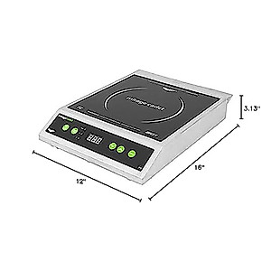 Vollrath (59300) 12" Mirage Cadet Induction Range - Mirage Cadet Series