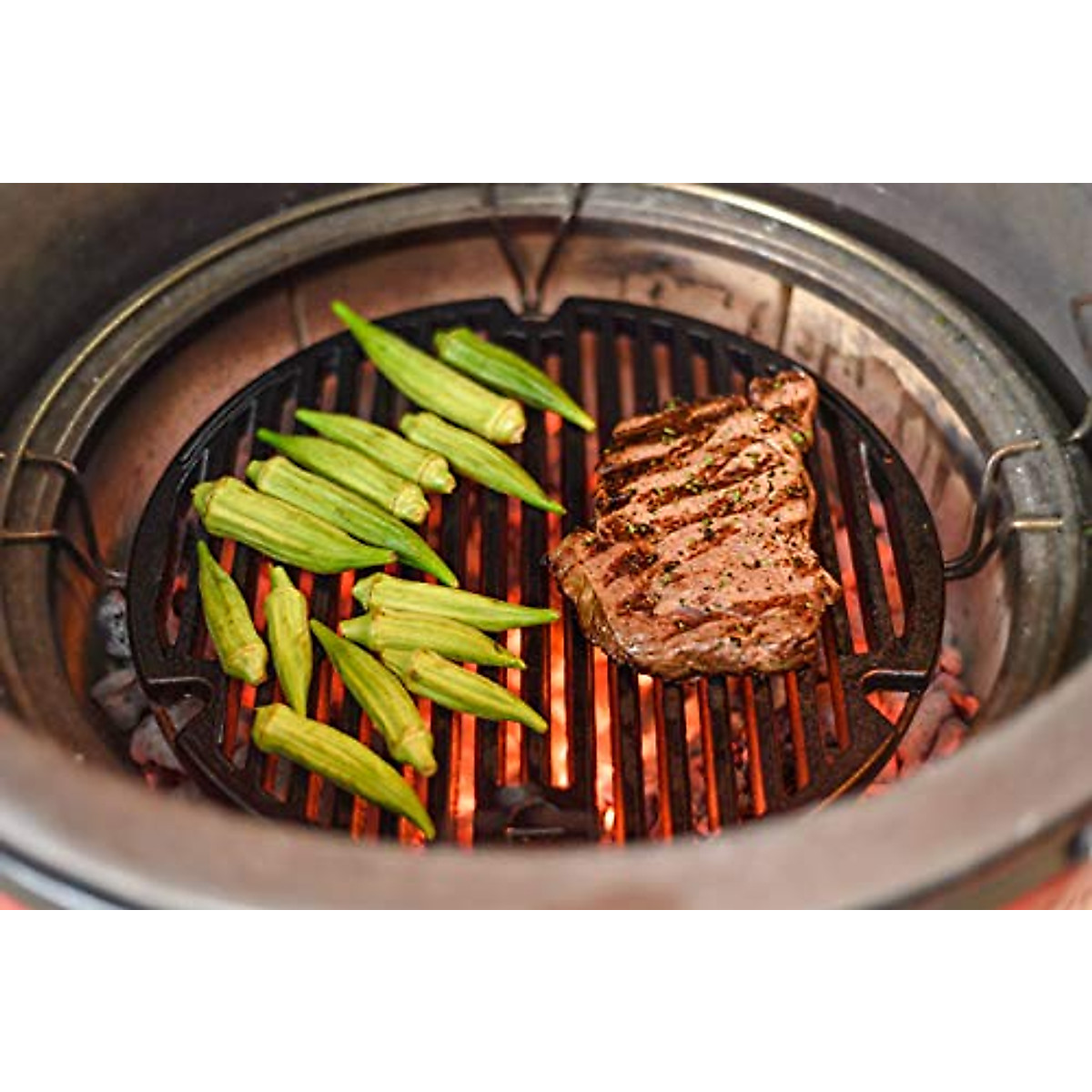 Kamado Joe KJ15090620 Cast Iron Sear Plate for Classic Joe and Joe Jr Grills