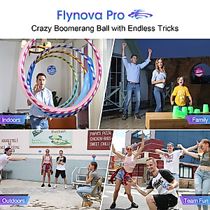 ATHLERIA Pro Hover Ball with Wand for Kids Boys Girls Gifts Ideas - Hand Controlled Mini Drones Helicopter with RGB Lights Interactive Toys Indoor Outdoor,Flying Ball Toys for Boys 678910+