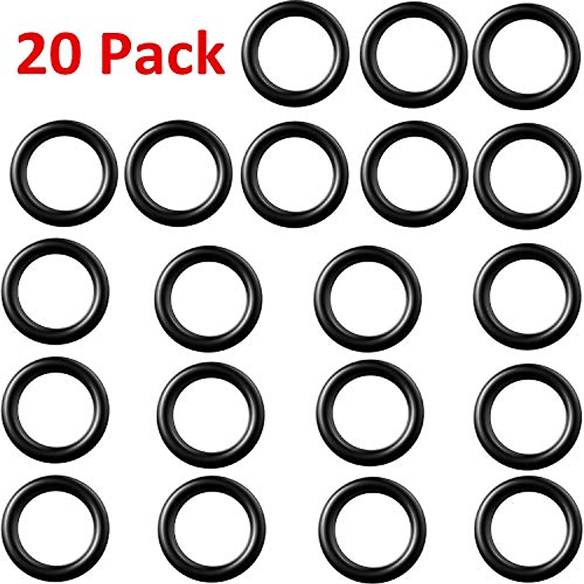 30 Pieces Replacement O-Rings Sealing Ring and Garden Hose Washers for 3/8 inch Quick Connector 3/4 inch Standard Garden Hose