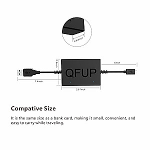 QFUP USB Power Cord Power Adapter for Fire TV,Powers FireStick TV Directly Form Your TV'S USB Port(Eliminates The AC Outlet and Power Cord)