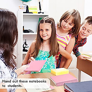 feela 36 Pack Soft Cover Journal Bulk, Lined Blank Travel Journal for Women Men Writing, Notebooks College Ruled for Work, Note Taking Notebook School Business Supplies, 8.2” x 5.5”, A5, Pink