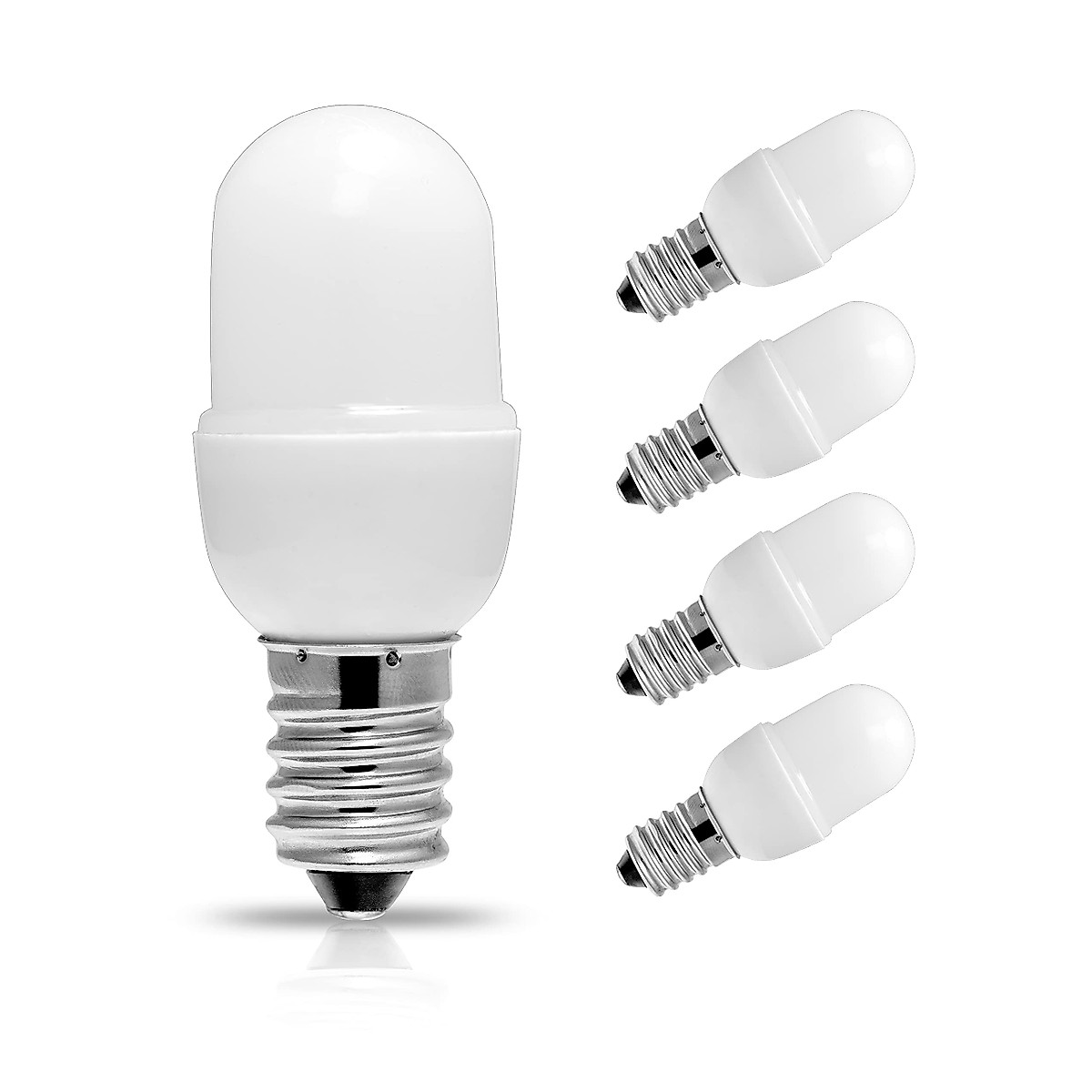 Anivona Night Light Bulb,[4PACK]15 Watt LED Night Light Bulb Equivalent, 1.5W Led Bulbs C7 S6, Mini Candelabra E12 Base, Warm White 3000K LED, 150LM Small Light for Bedroom Salt Lamp Bulbs Lighthouse