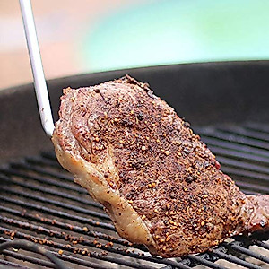 DOITOOL Food Flipper Turning Hook Stainless Steel BBQ Meat Turner Hook Food Flipper Meat Hook for Grilling, Flipping and Turning Vegetables and Meats, BBQ Grill and Smoker Accessories