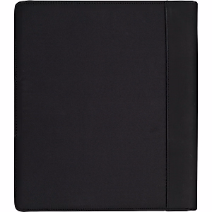 " Mead - Cambridge City Zipper Binder, Microfiber, 12.75"" x 11"", (Assorted Colors)", black