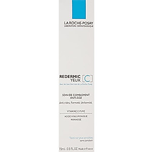 La Roche-Posay Redermic C Pure Vitamin C Eye Cream, 0.5 Fl oz