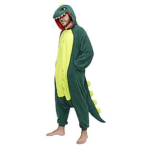 SAZAC Dinosaur Kigurumi - Onesie Jumpsuit Halloween Costume