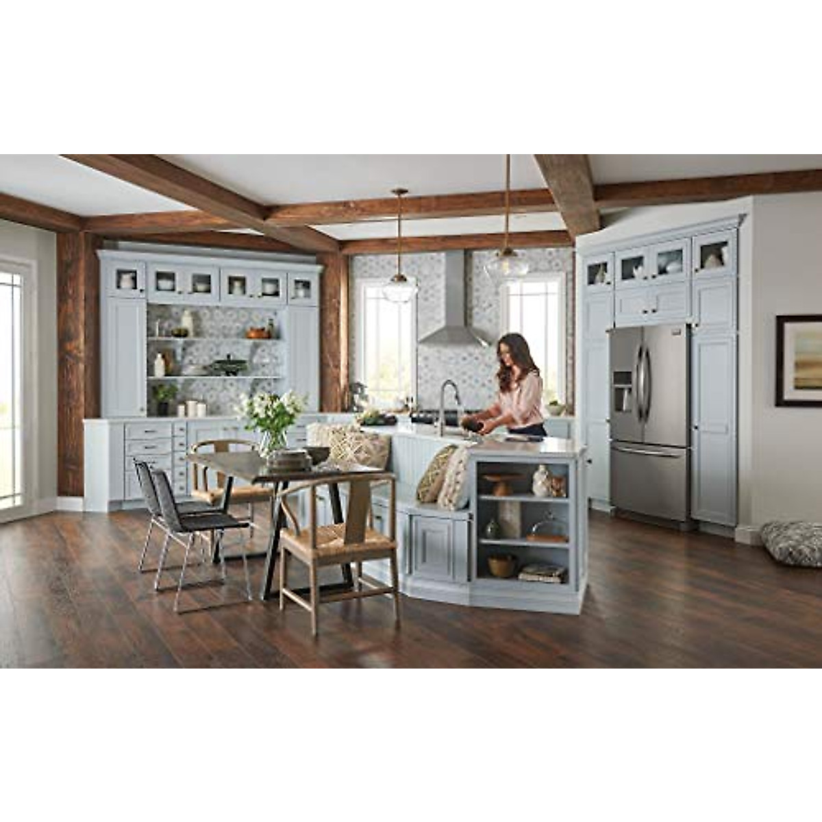 Moen 7594EWSRS Arbor Motionsense Wave Sensor Touchless One-Handle High Arc Pulldown Kitchen Faucet Featuring Reflex, Spot Resist Stainless with Kitchen Soap and Lotion Dispenser